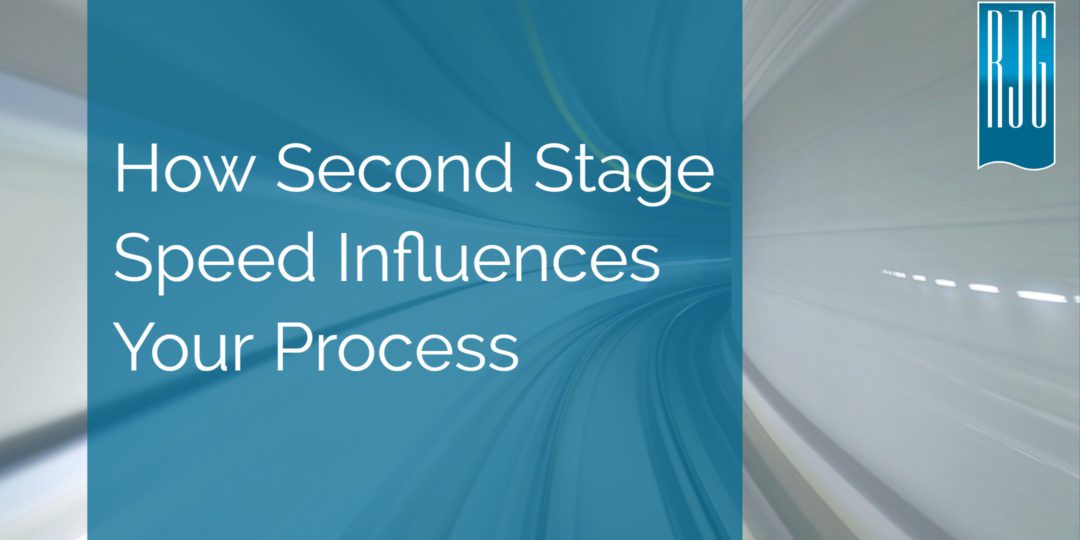 How Second Stage Speed Influences Your Process | RJG, Inc.
