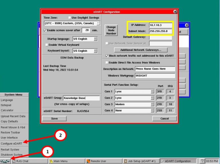 How to Connect an eDART® System to a PC | RJG, Inc.
