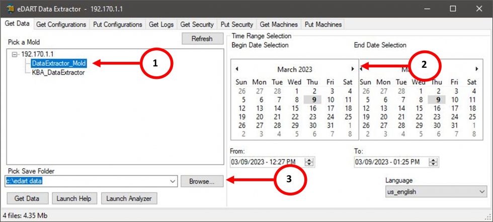 eDART Data Extractor "How To" Guide - RJG, Inc.