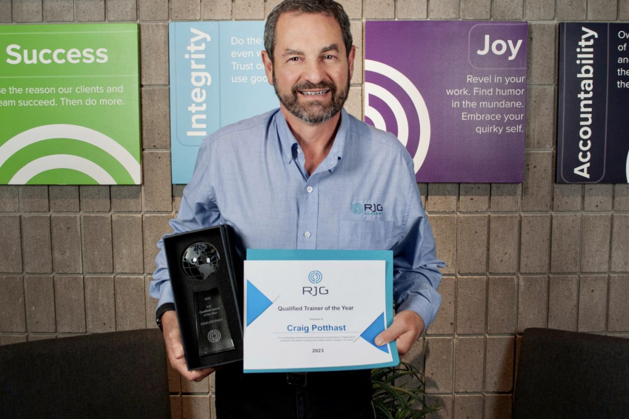 Announcing Our First Ever Qualified Trainer of the Year! - RJG, Inc.